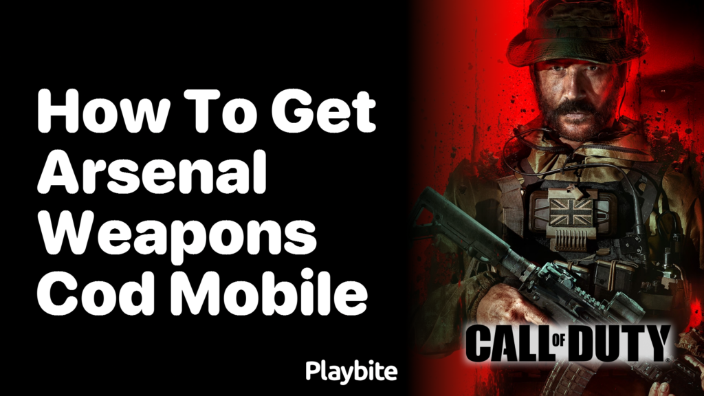 How to Get Arsenal Weapons in COD Mobile - Playbite