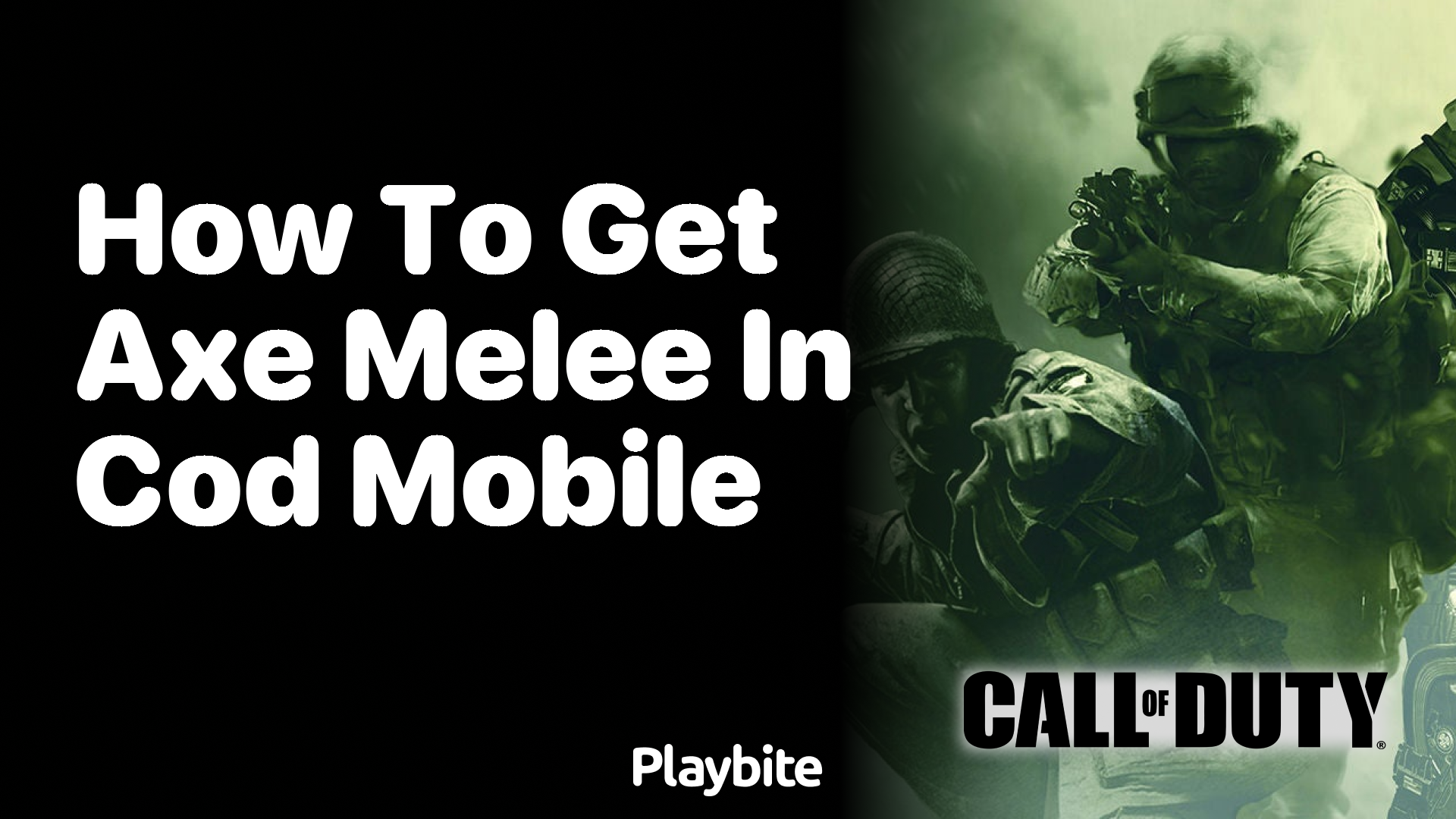 How to Get the Axe Melee in COD Mobile - Playbite