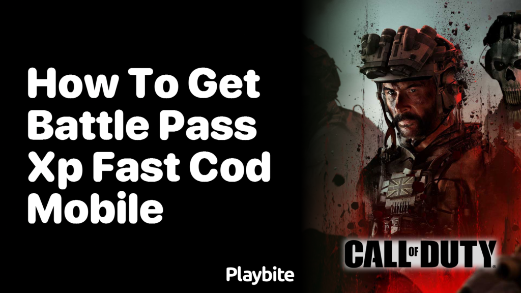 How to Get Battle Pass XP Fast in COD Mobile - Playbite