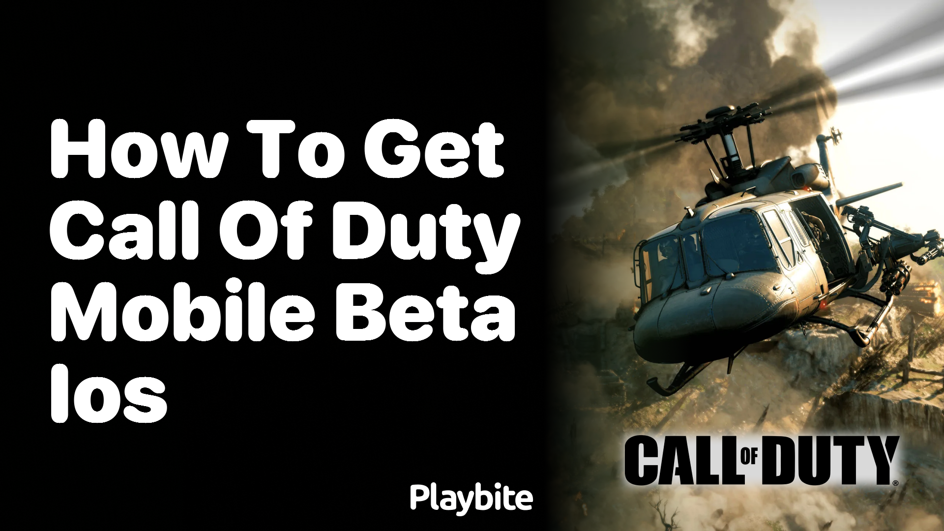 How to Get Call of Duty Mobile Beta on iOS - Playbite