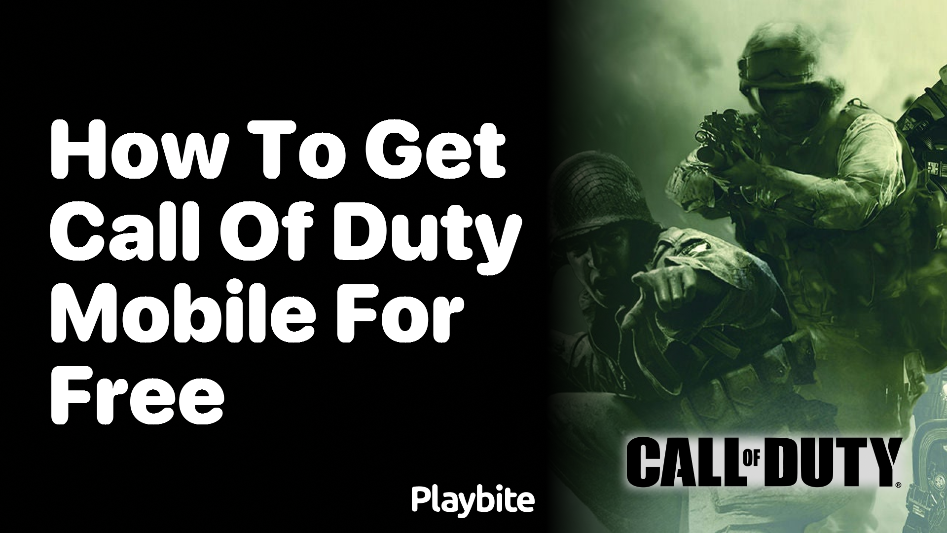 How to Get Call of Duty Mobile for Free - Playbite