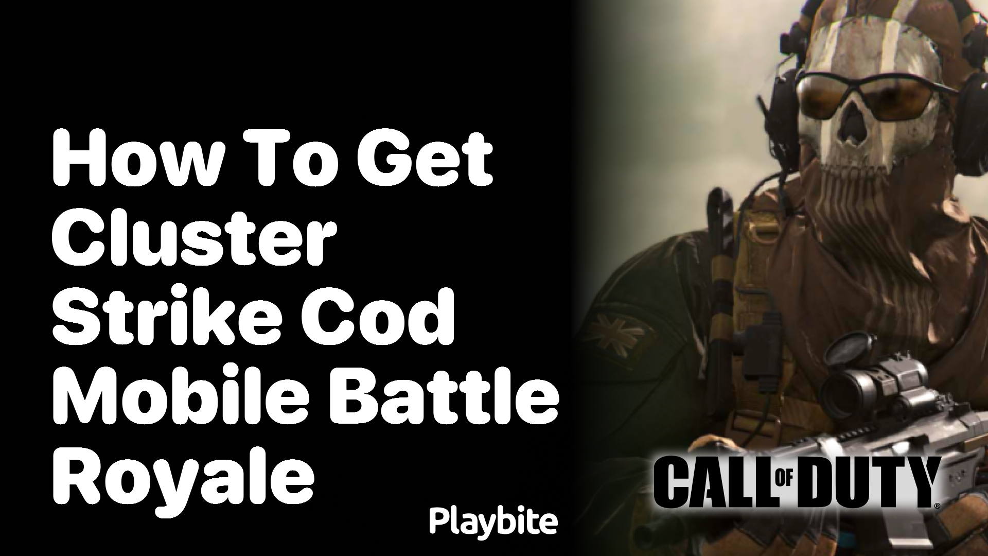 How to Get Cluster Strike in CoD Mobile Battle Royale? - Playbite