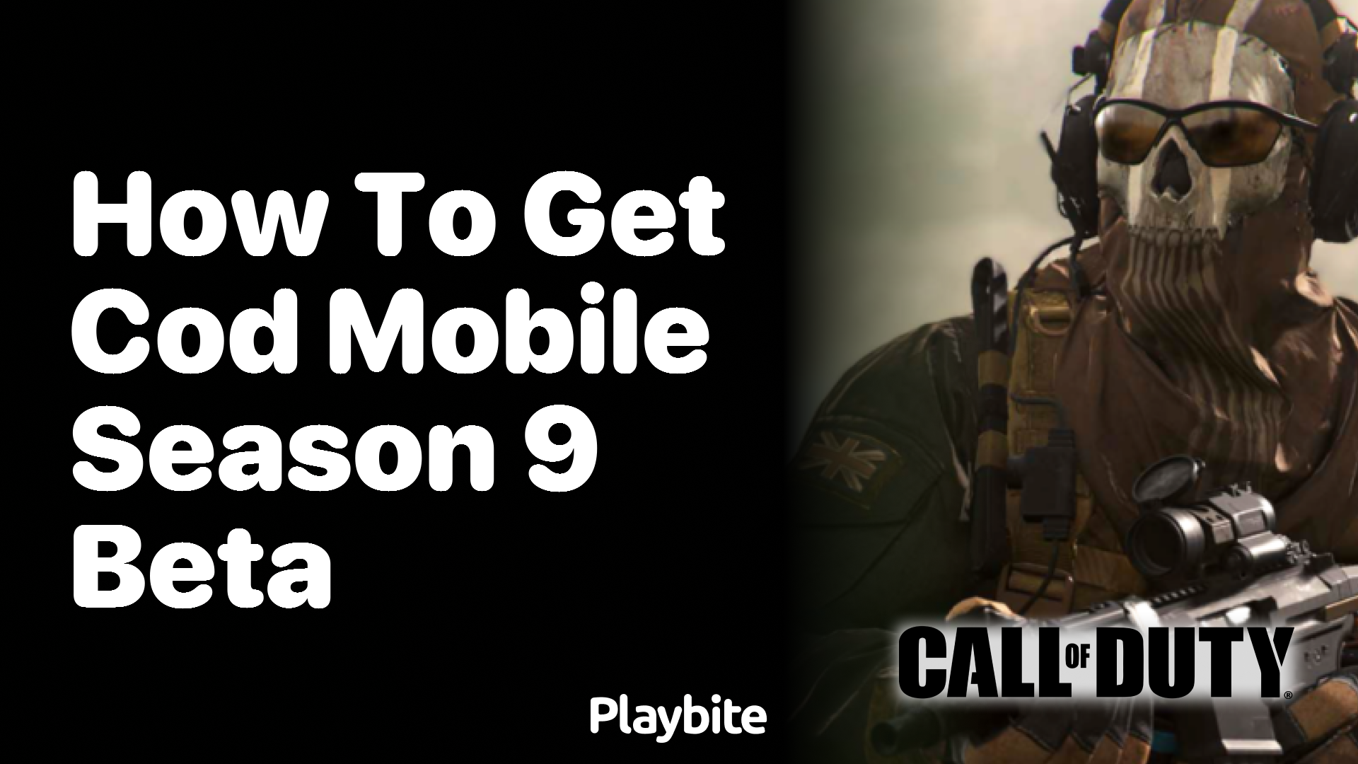 How to Get COD Mobile Season 9 Beta Access - Playbite