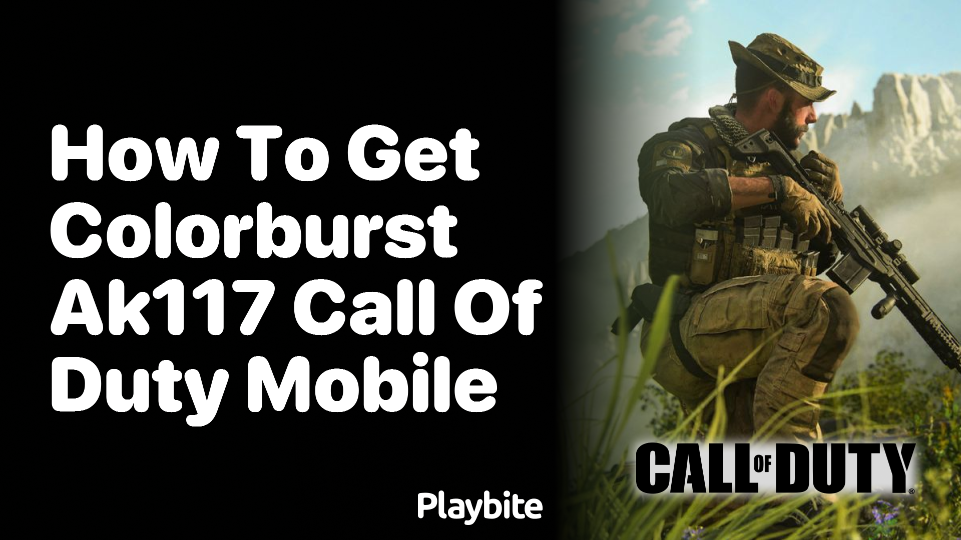 How to Get the Colorburst AK117 in Call of Duty Mobile - Playbite
