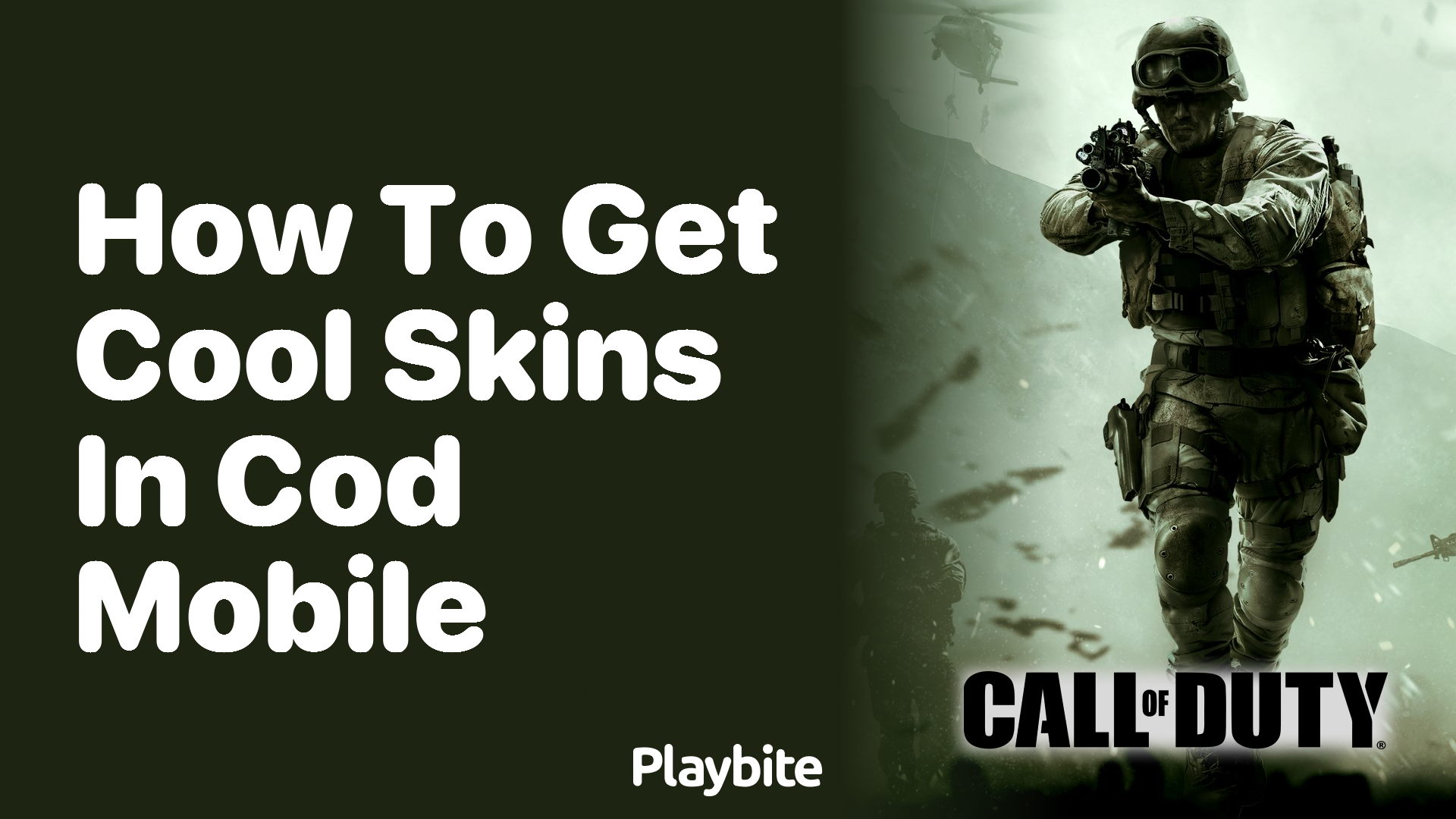 How to Get Cool Skins in COD Mobile - Playbite
