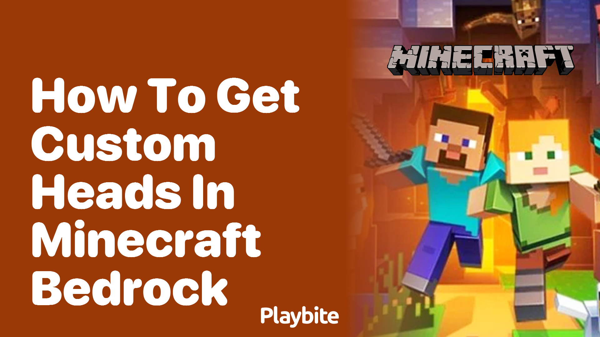 How To Get Custom Heads In Minecraft Bedrock Playbite