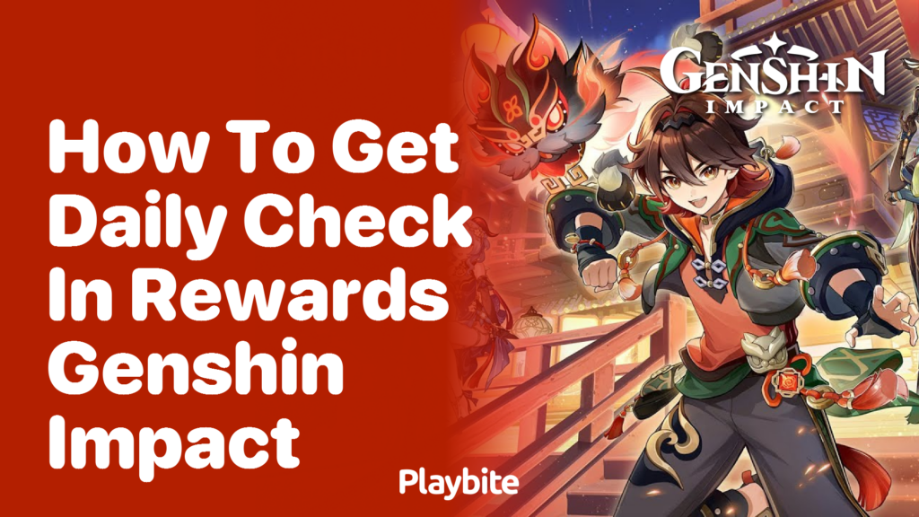 How to Get Daily Check-In Rewards in Genshin Impact - Playbite
