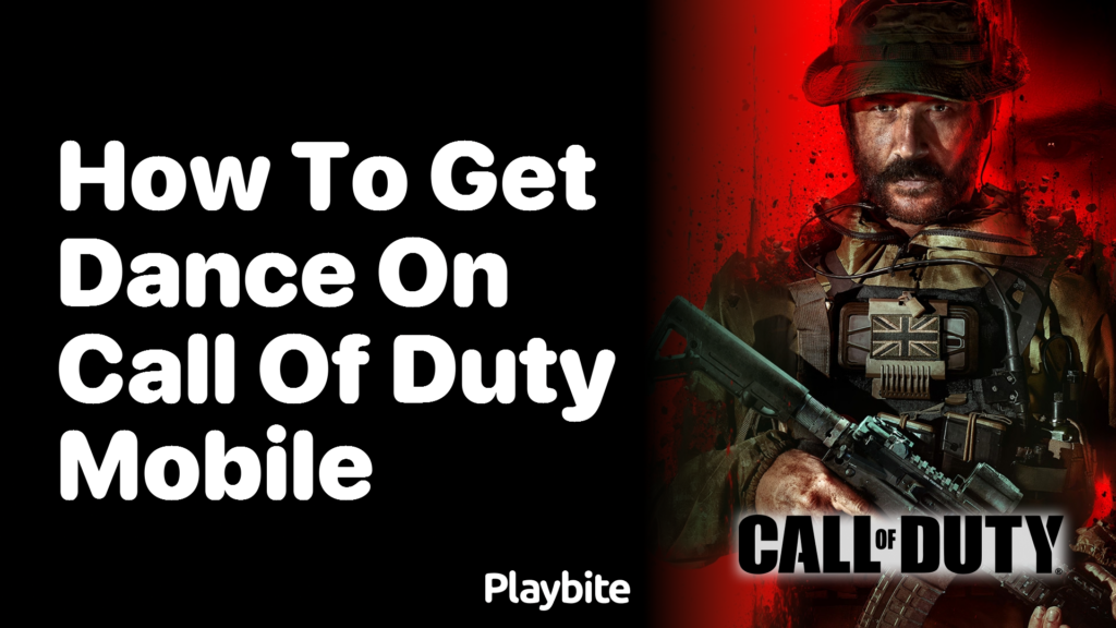 How to Get a Dance on Call of Duty Mobile - Playbite