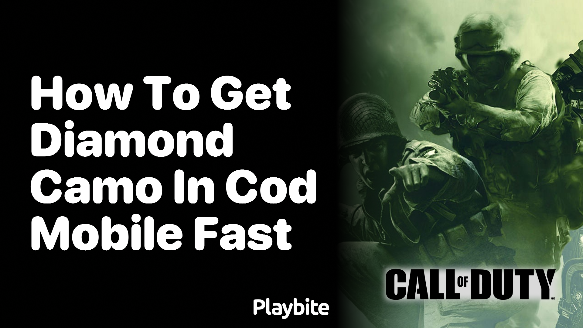 How To Get Diamond Camo In Cod Mobile Fast Playbite