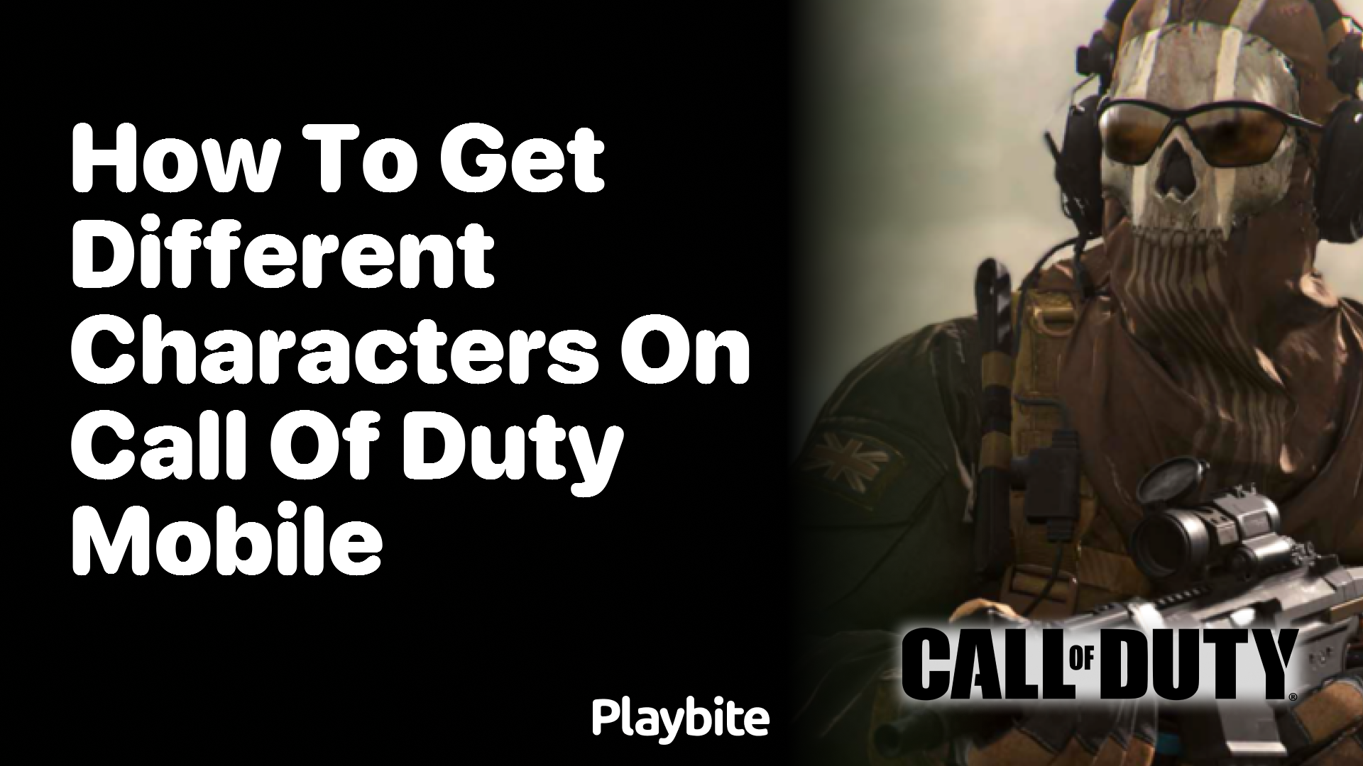 How to Get Different Characters on Call of Duty Mobile - Playbite