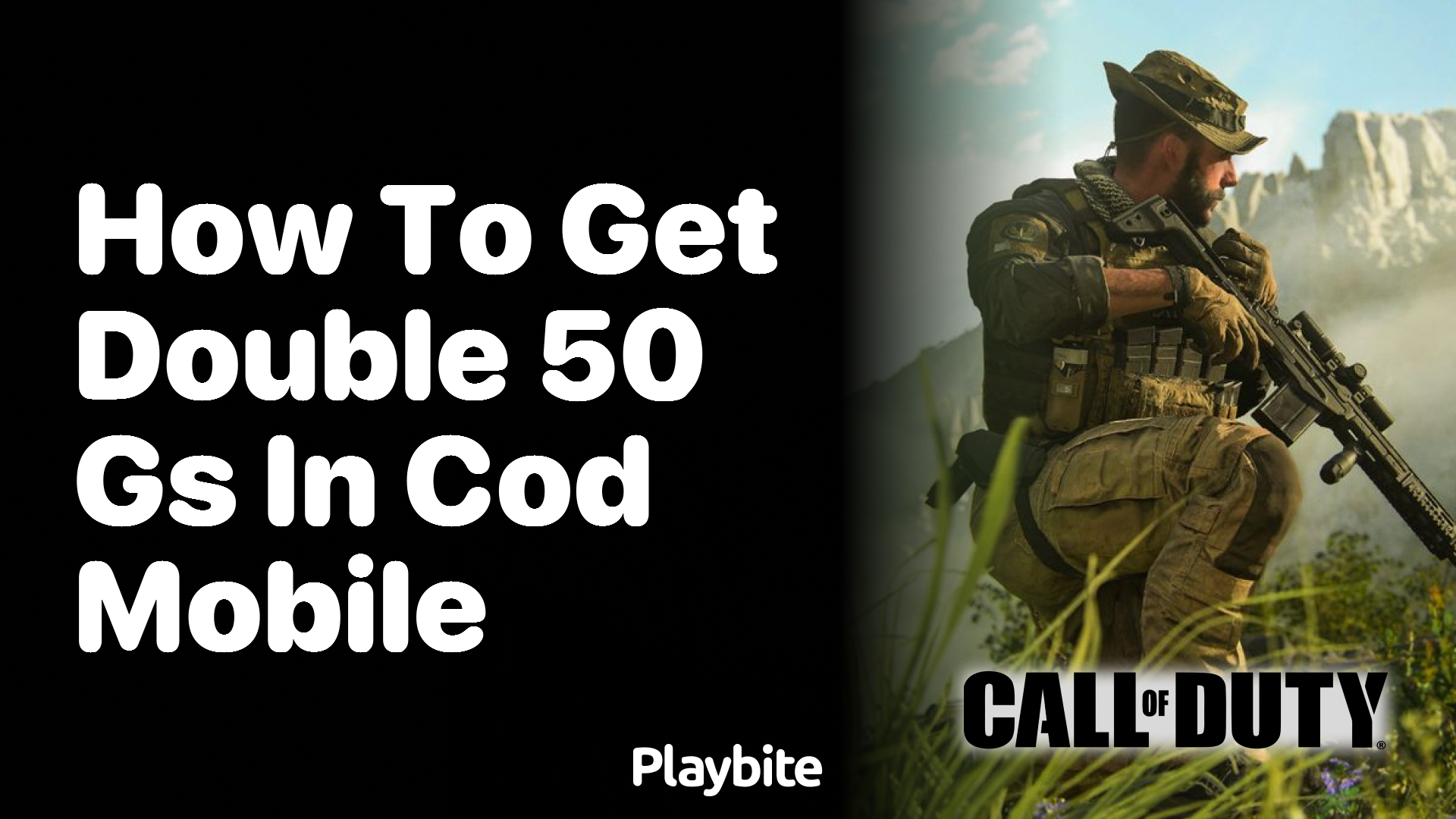 How to Get Double 50 GS in COD Mobile - Playbite