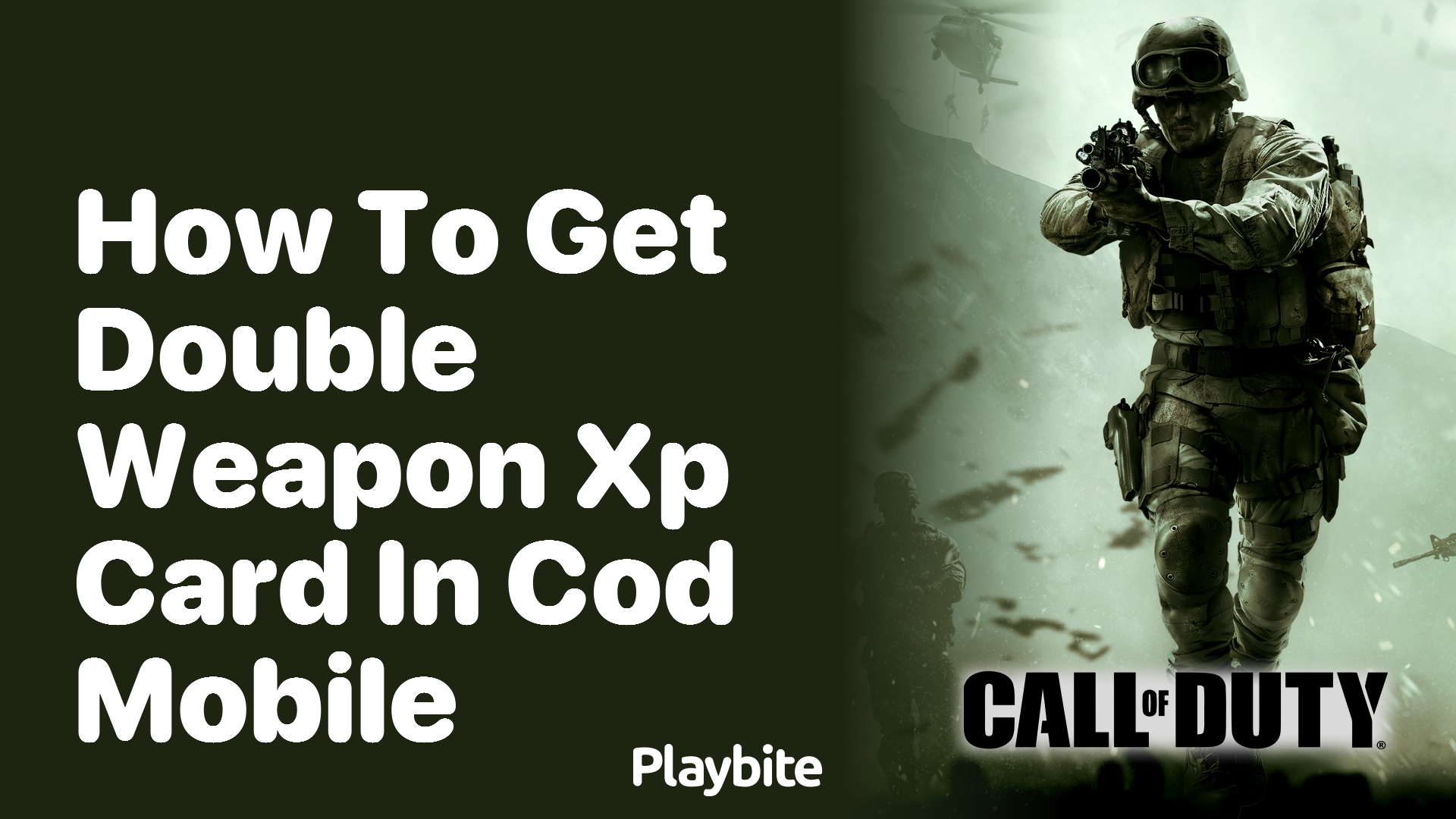 How to Get Double Weapon XP Card in CoD Mobile - Playbite