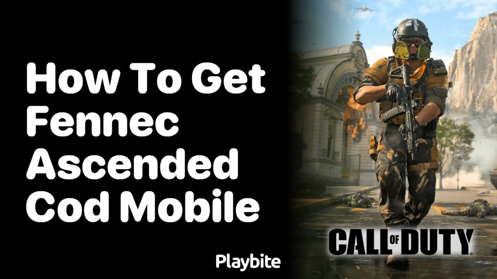How to Get Fennec Ascended in COD Mobile - Playbite