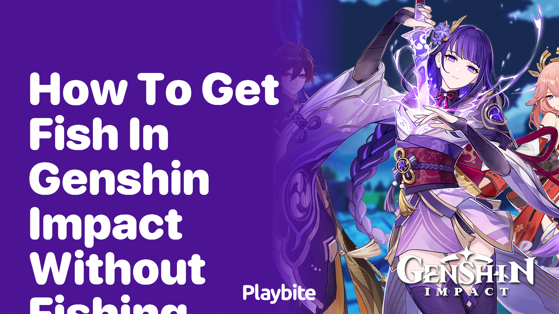 How to Get Fish in Genshin Impact Without Fishing - Playbite