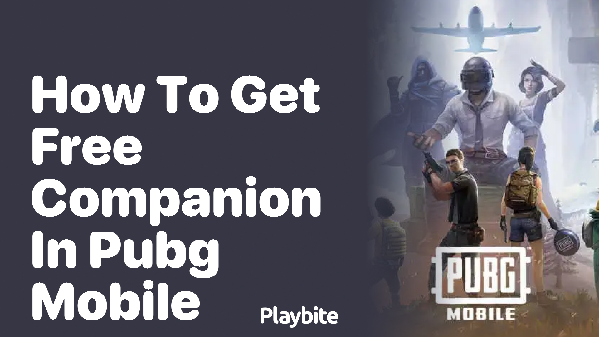 How to Get a Free Companion in PUBG Mobile - Playbite