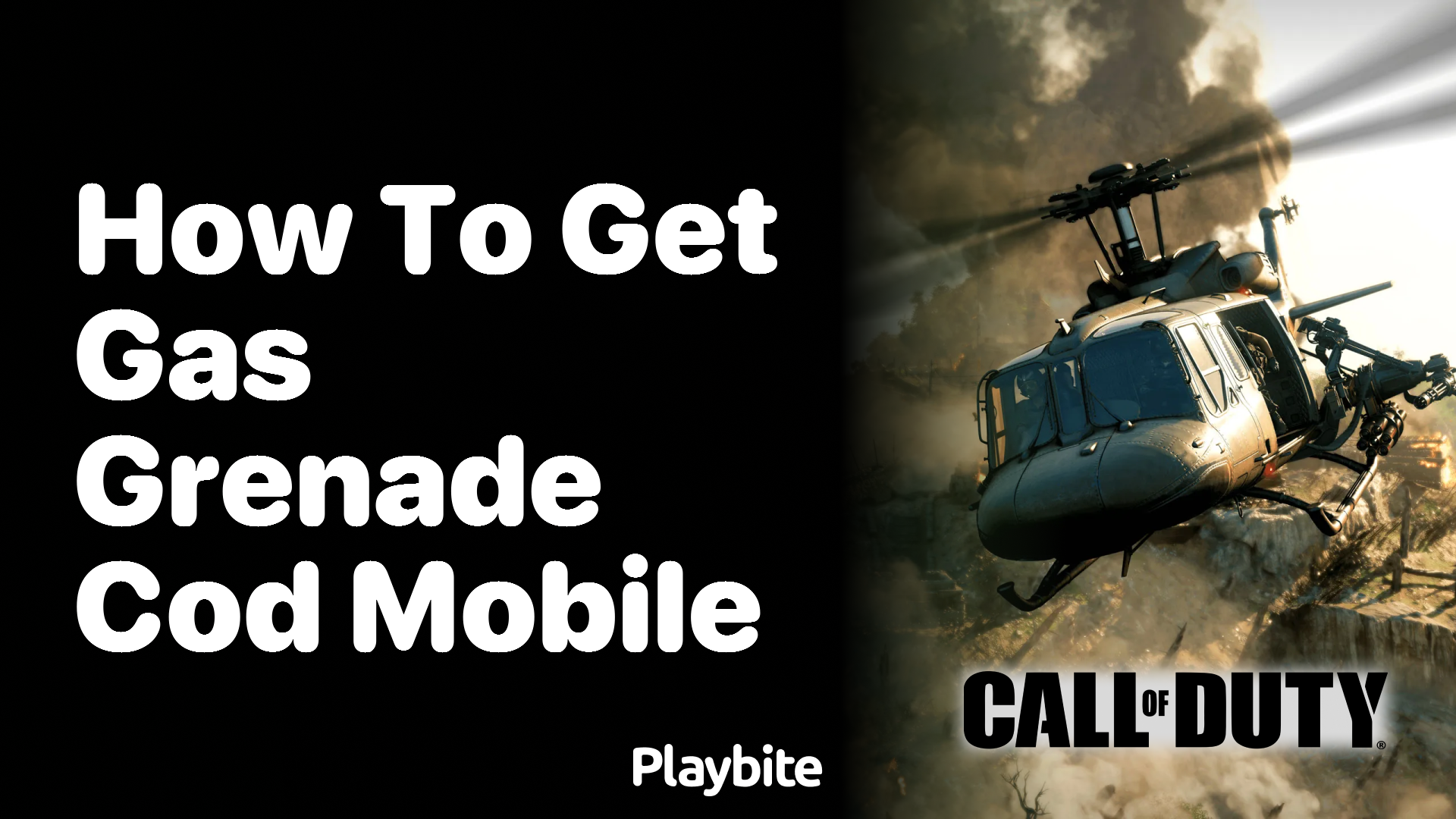 How to Get Gas Grenade in COD Mobile - Playbite
