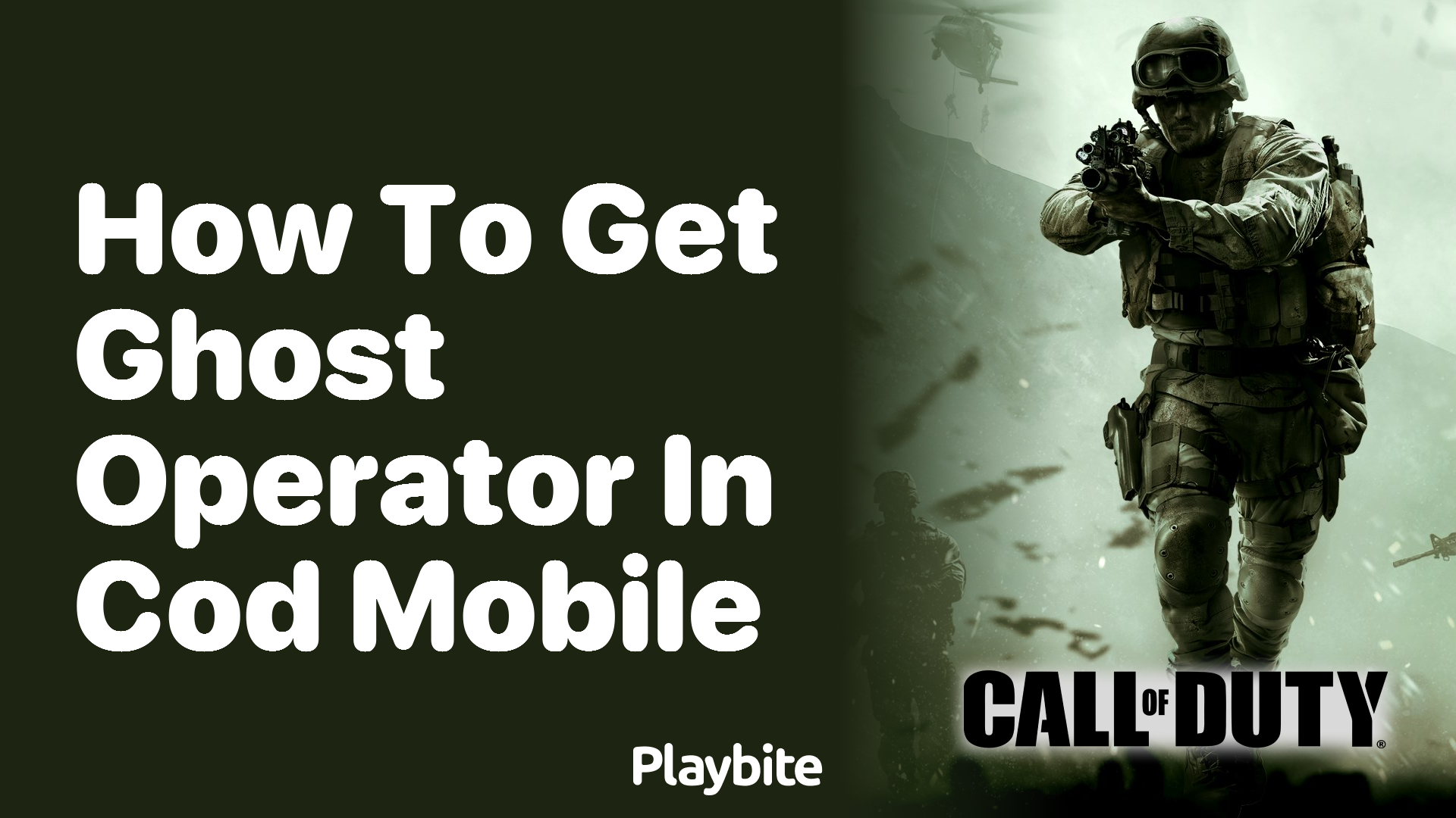 How to Get the Ghost Operator in CoD Mobile - Playbite