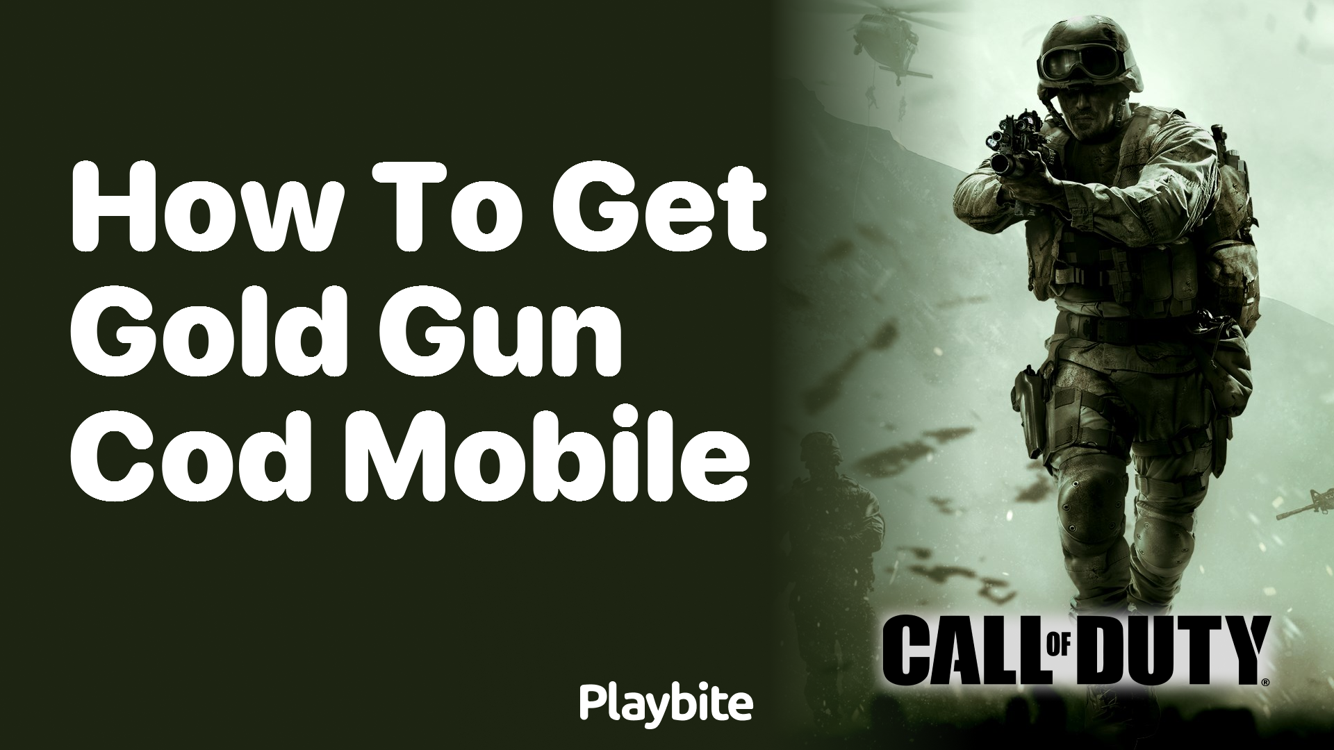 How to Get a Gold Gun in COD Mobile - Playbite