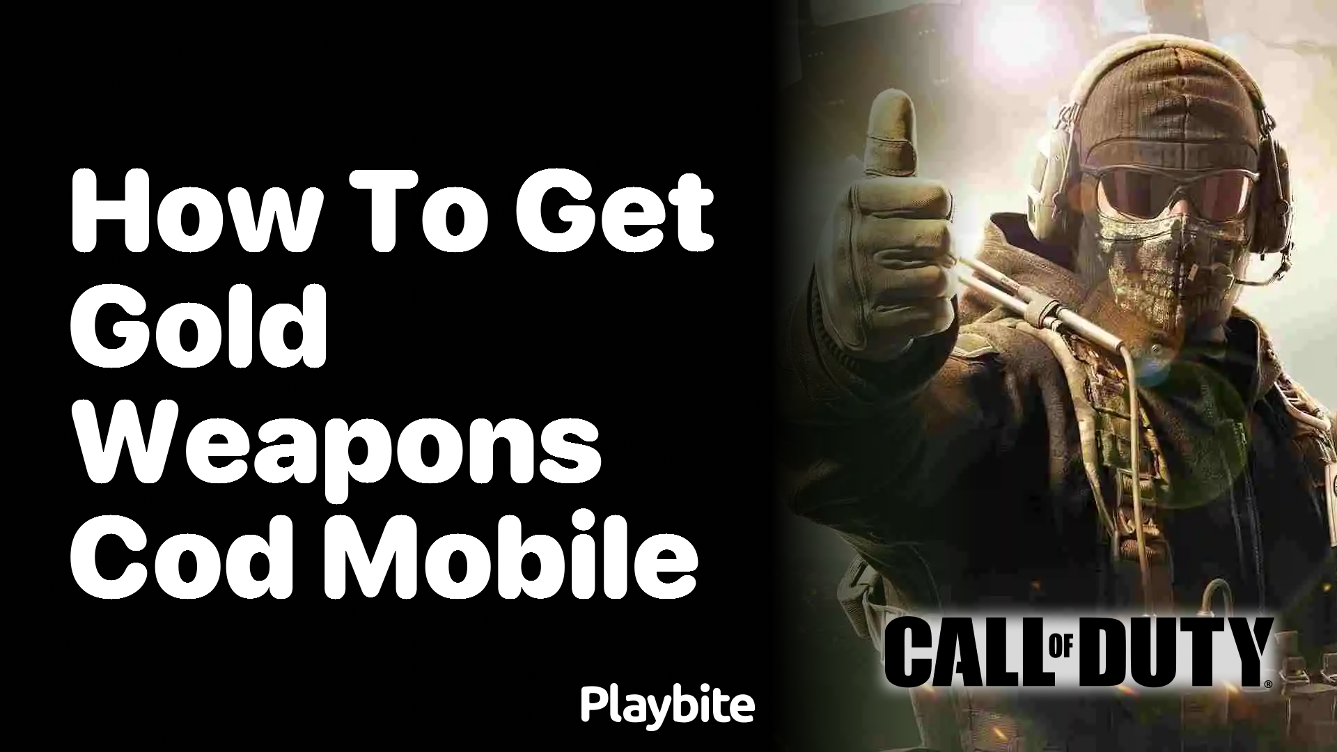 How To Get Gold Weapons in COD Mobile - Playbite