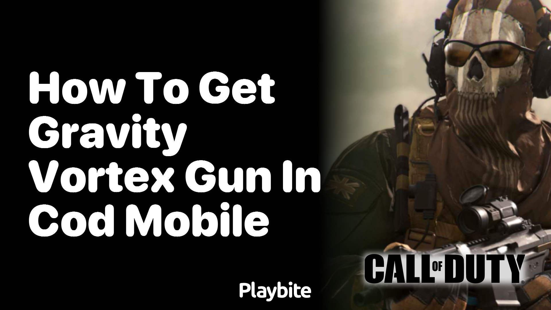 How to Get the Gravity Vortex Gun in COD Mobile - Playbite