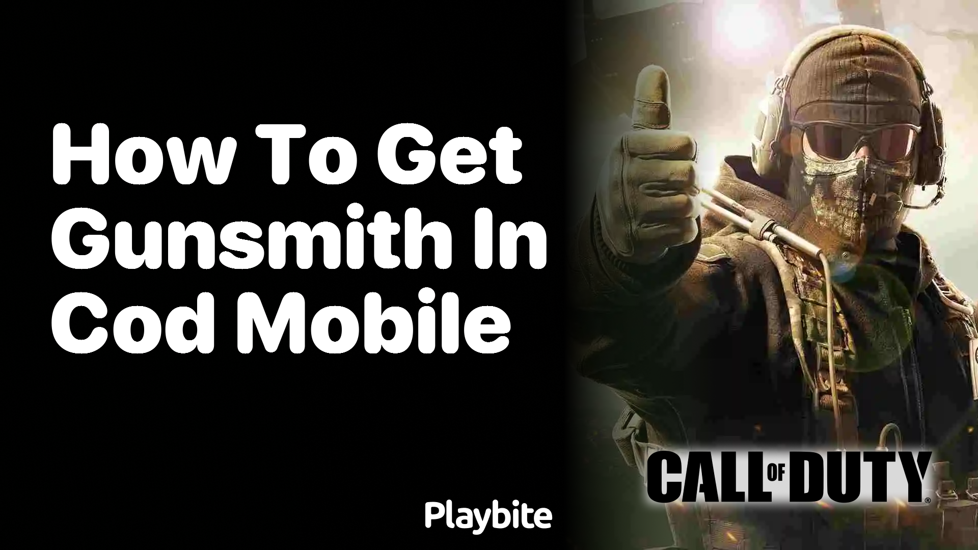 How to Get Gunsmith in COD Mobile - Playbite