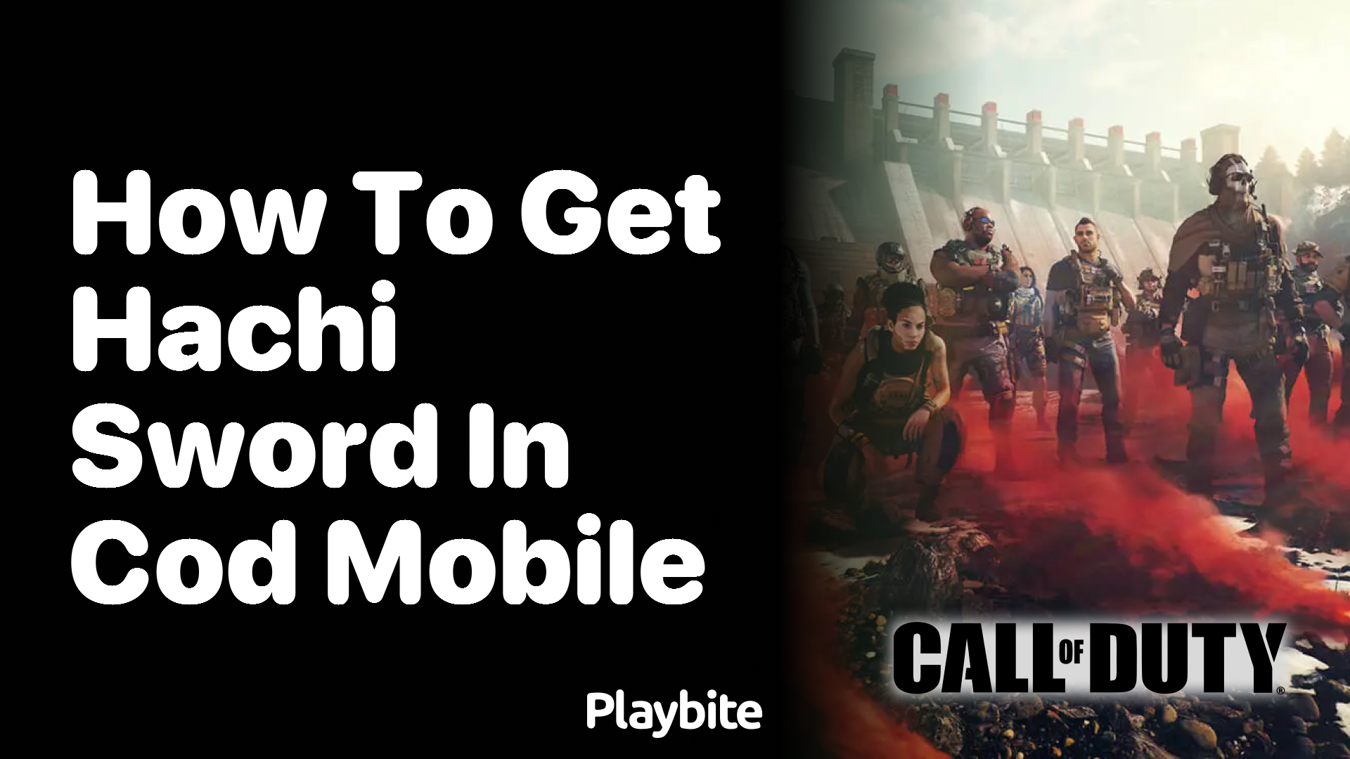 How to Get the Hachi Sword in COD Mobile - Playbite