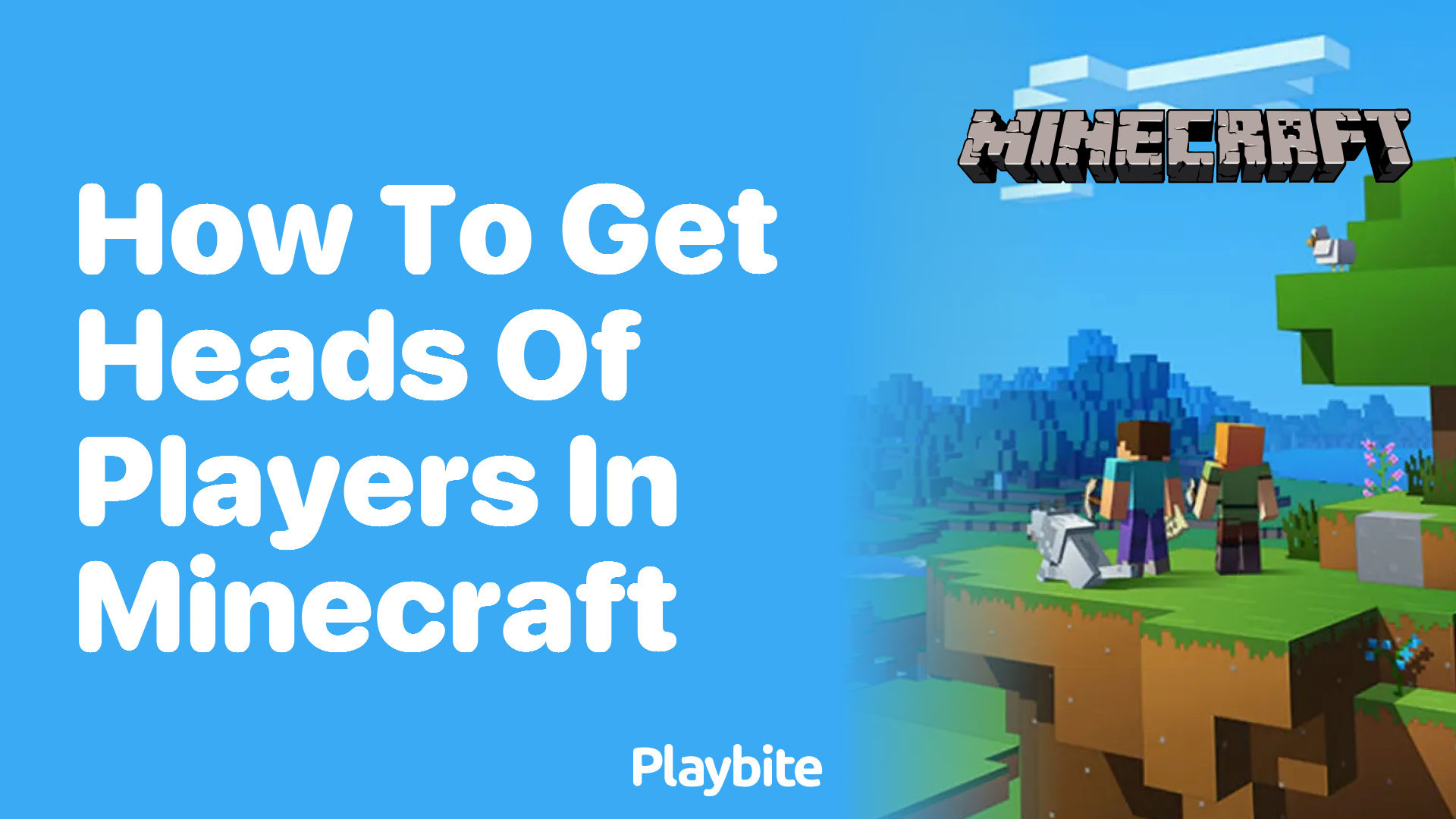 How to Get Heads of Players in Minecraft - Playbite