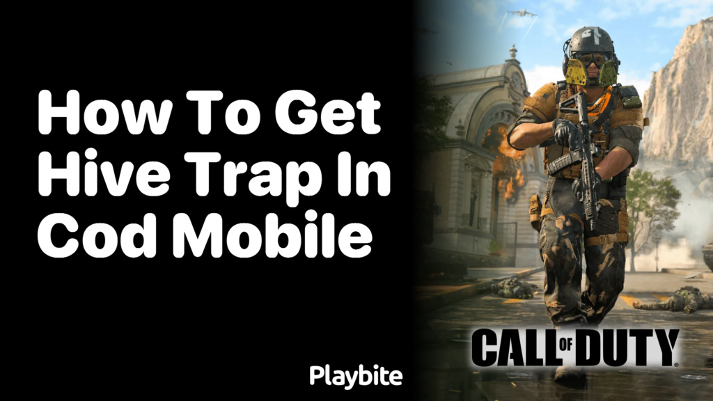 How to Get the Hive Trap in COD Mobile - Playbite