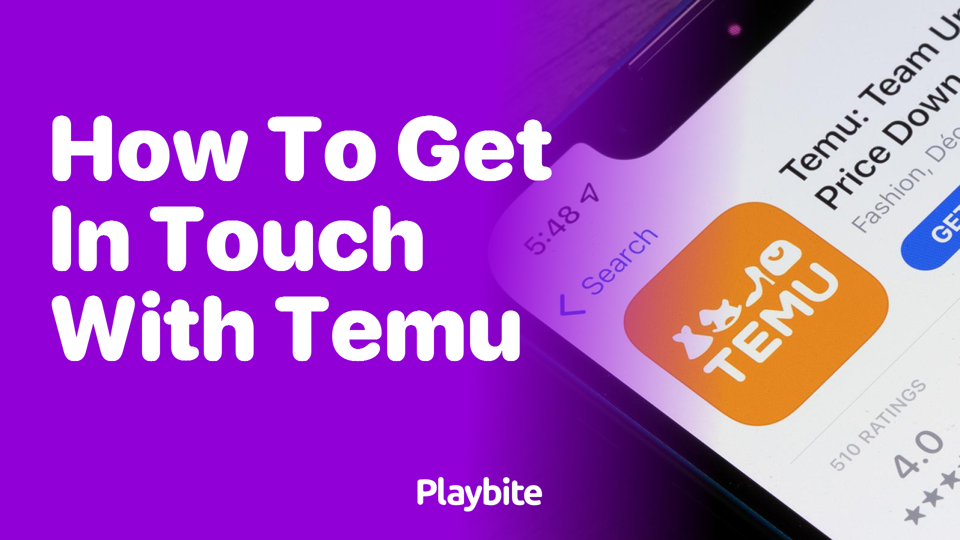 How to Get in Touch with Temu: A Quick Guide - Playbite