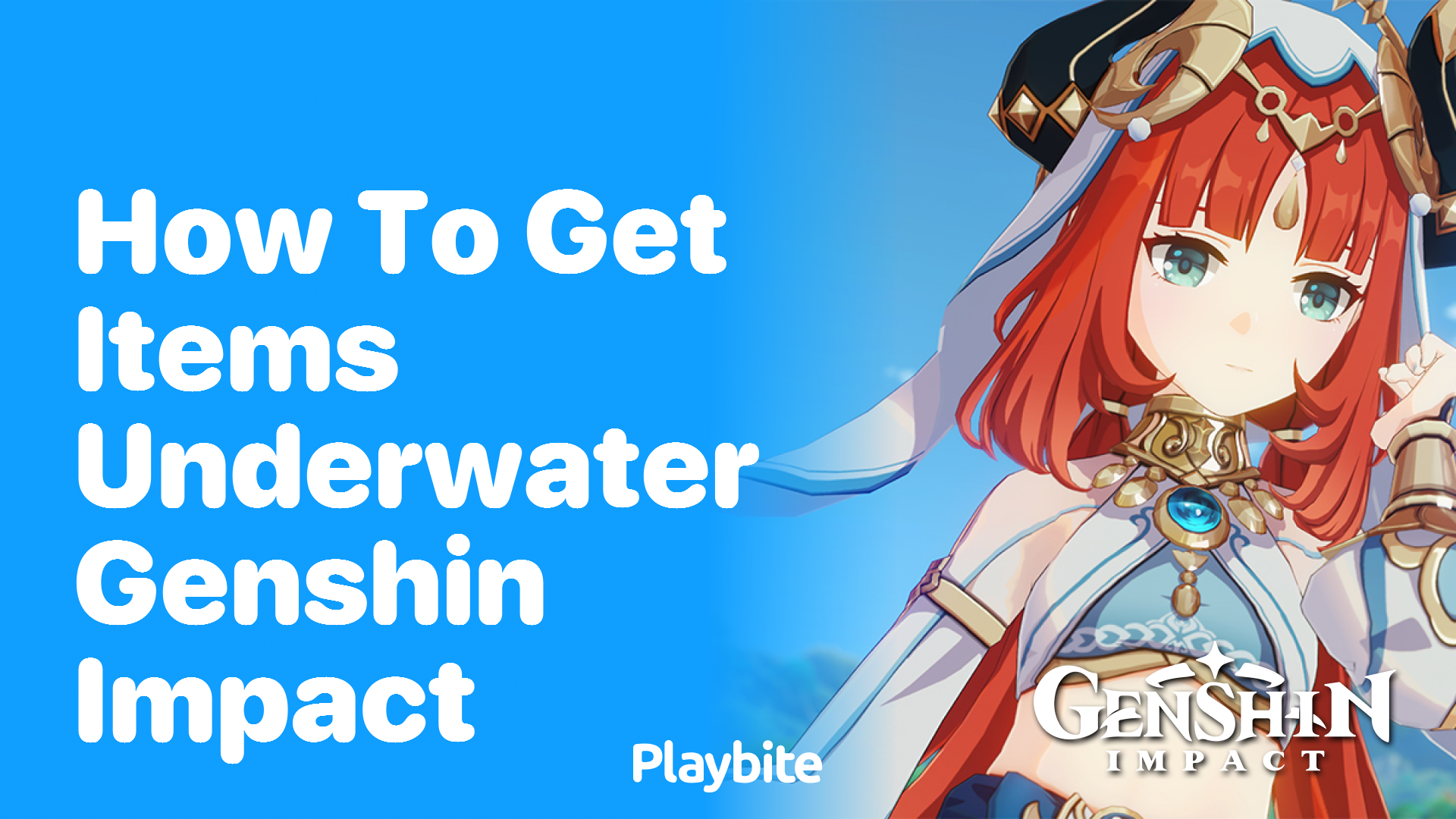 How to Get Items Underwater in Genshin Impact - Playbite