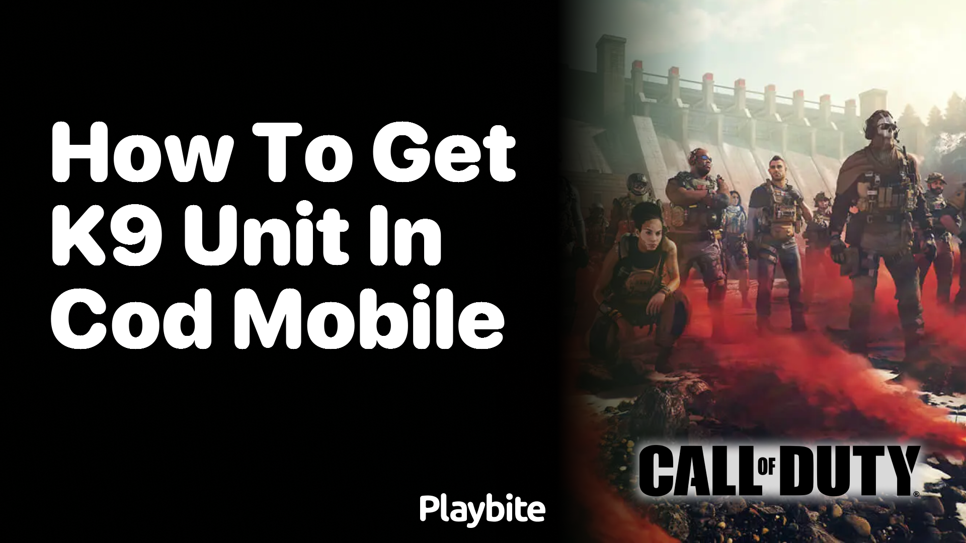 How to Get the K9 Unit in COD Mobile - Playbite