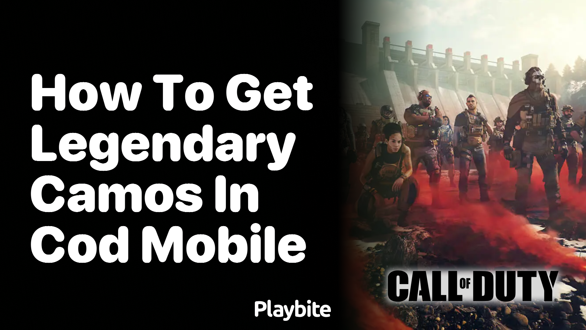 How to Get Legendary Camos in COD Mobile? - Playbite
