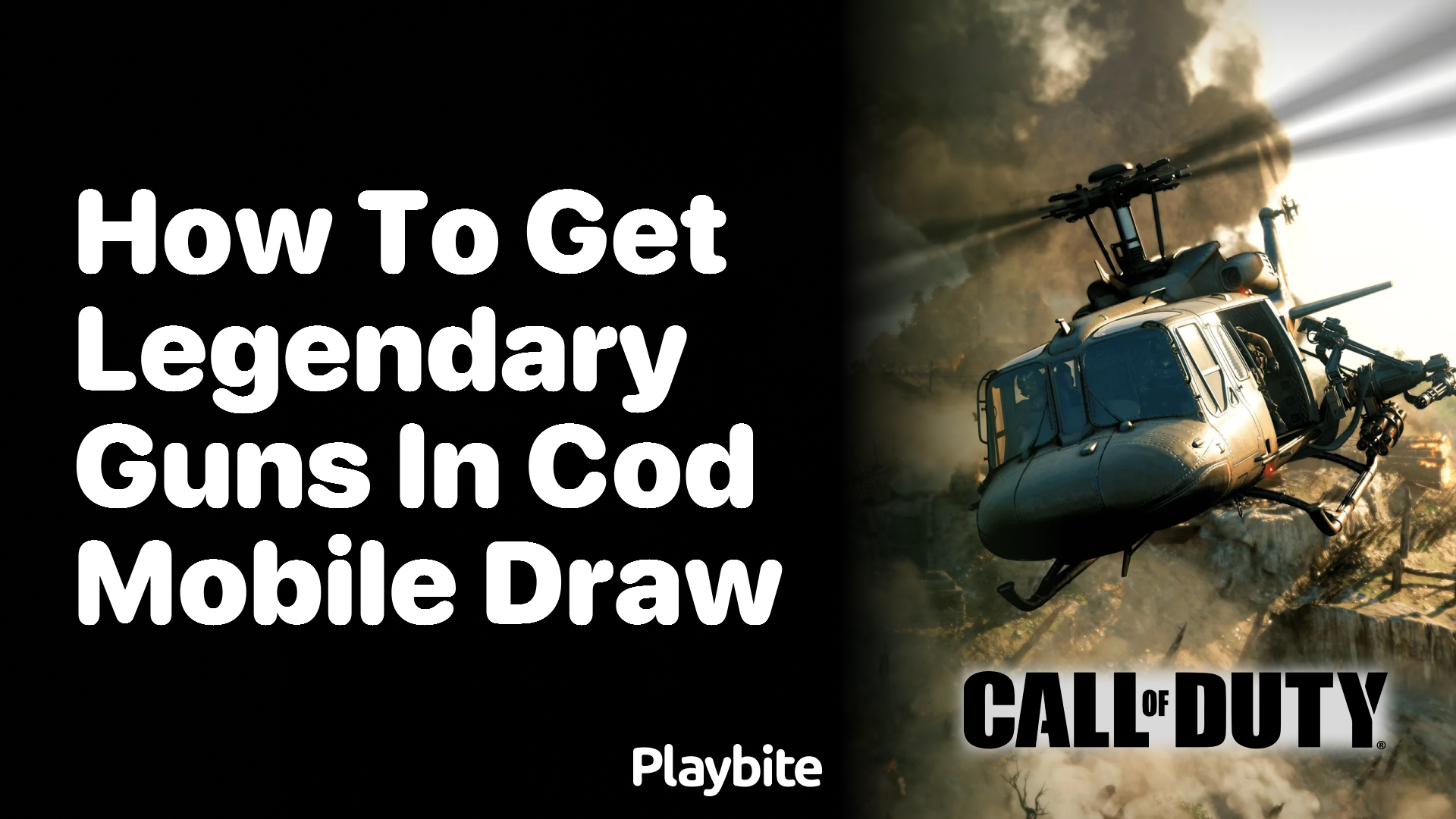 How to Get Legendary Guns in COD Mobile Draw - Playbite