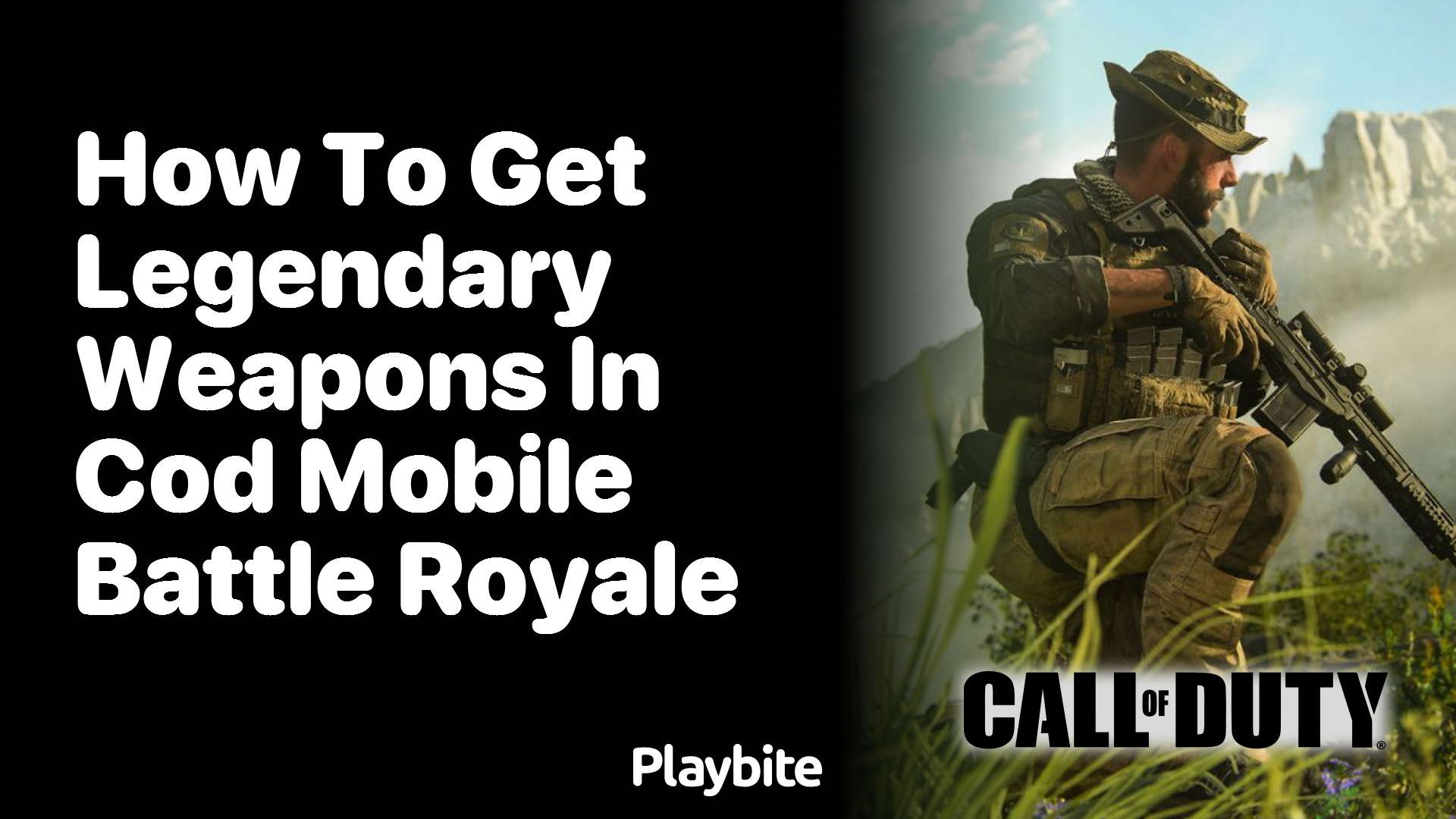 How to Get Legendary Weapons in COD Mobile Battle Royale - Playbite