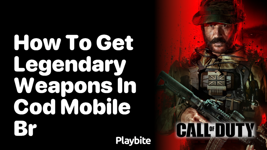 How to Get Legendary Weapons in COD Mobile Battle Royale - Playbite