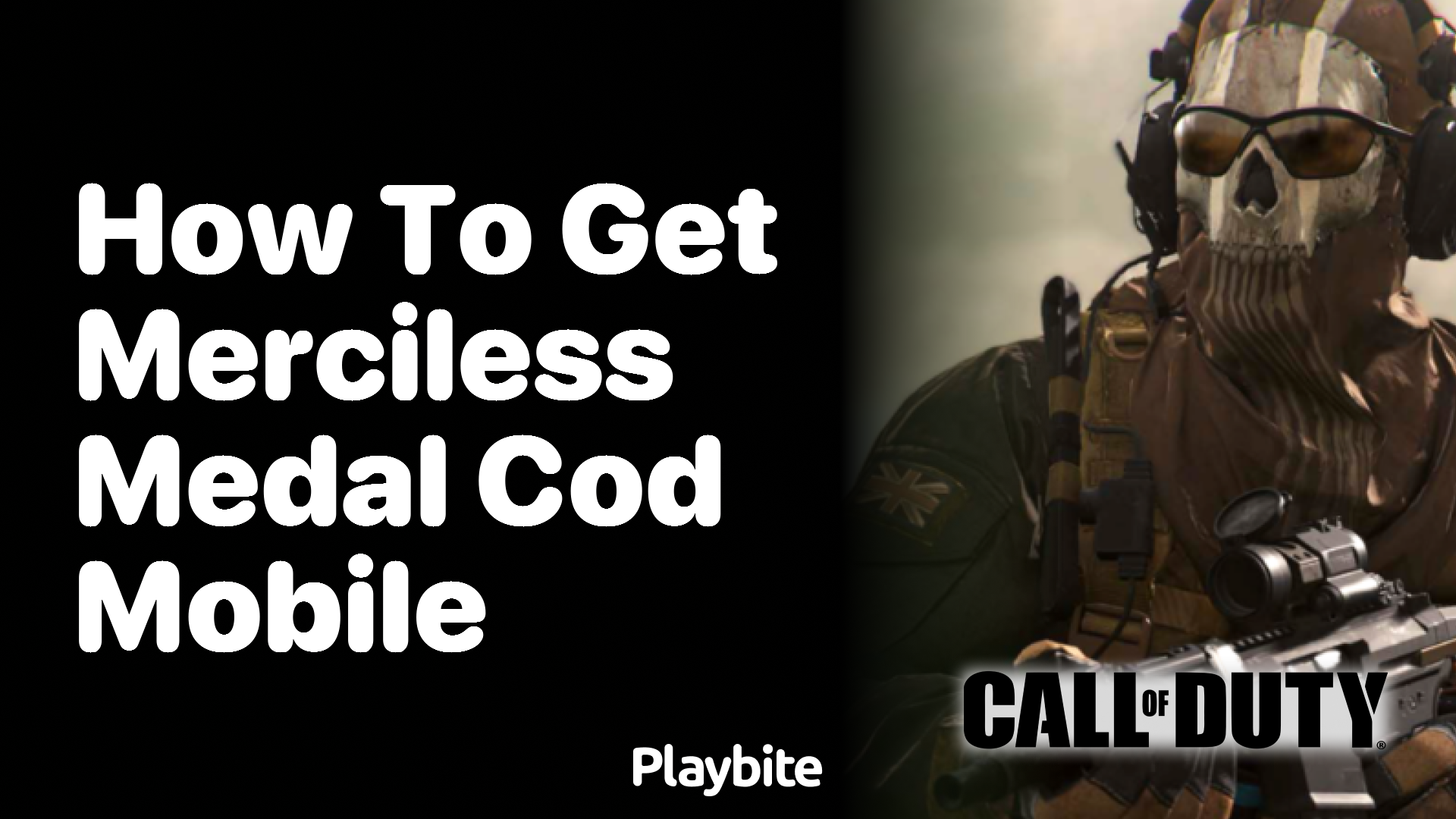 How to Get the Merciless Medal in COD Mobile - Playbite