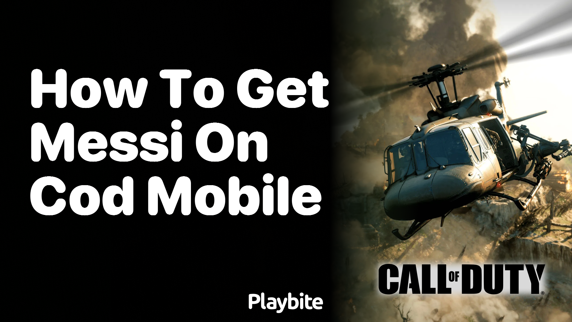 How to Get Messi on COD Mobile - Playbite