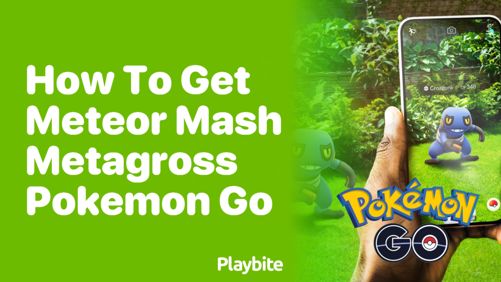 How to Get Meteor Mash Metagross in Pokemon GO - Playbite