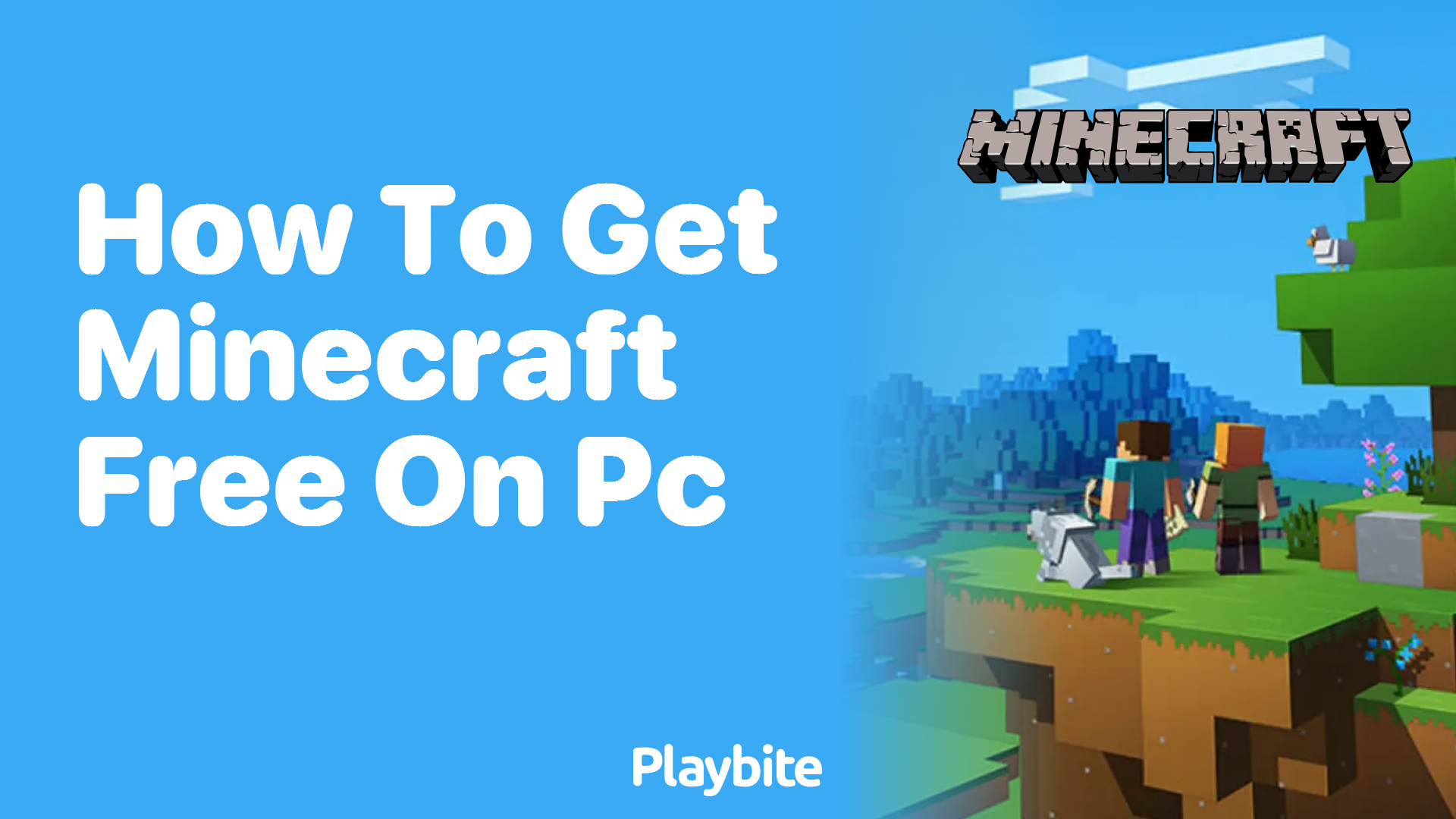 How to Get Minecraft Free on PC - Playbite