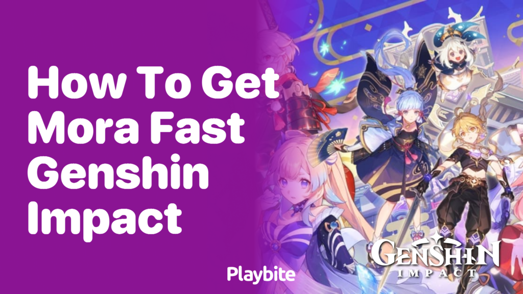 How to Get Mora Fast in Genshin Impact - Playbite
