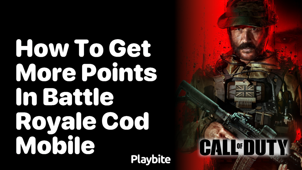 How to Rack Up More Points in COD Mobile Battle Royale - Playbite