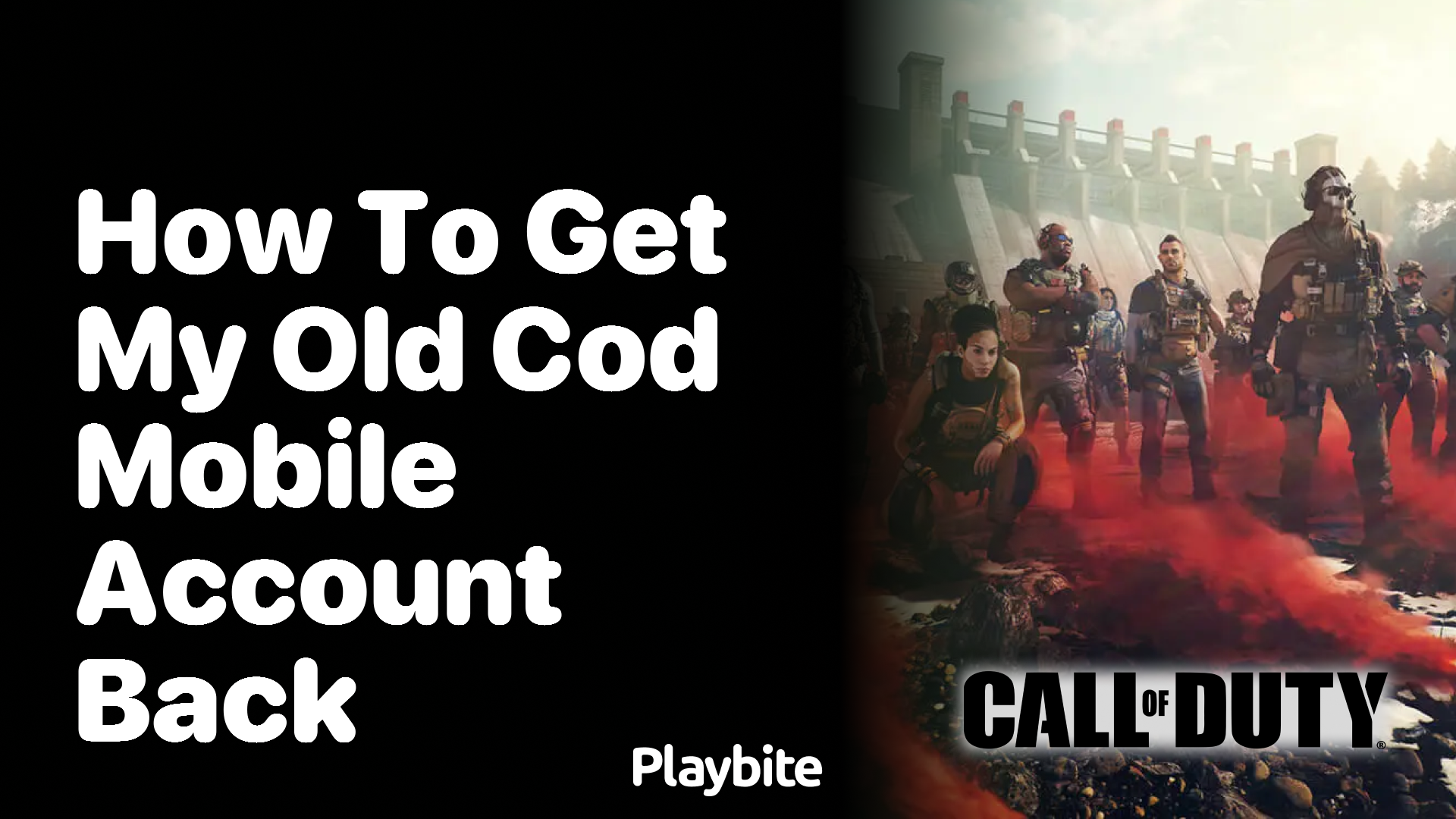 How to Get Your Old COD Mobile Account Back: A Simple Guide - Playbite