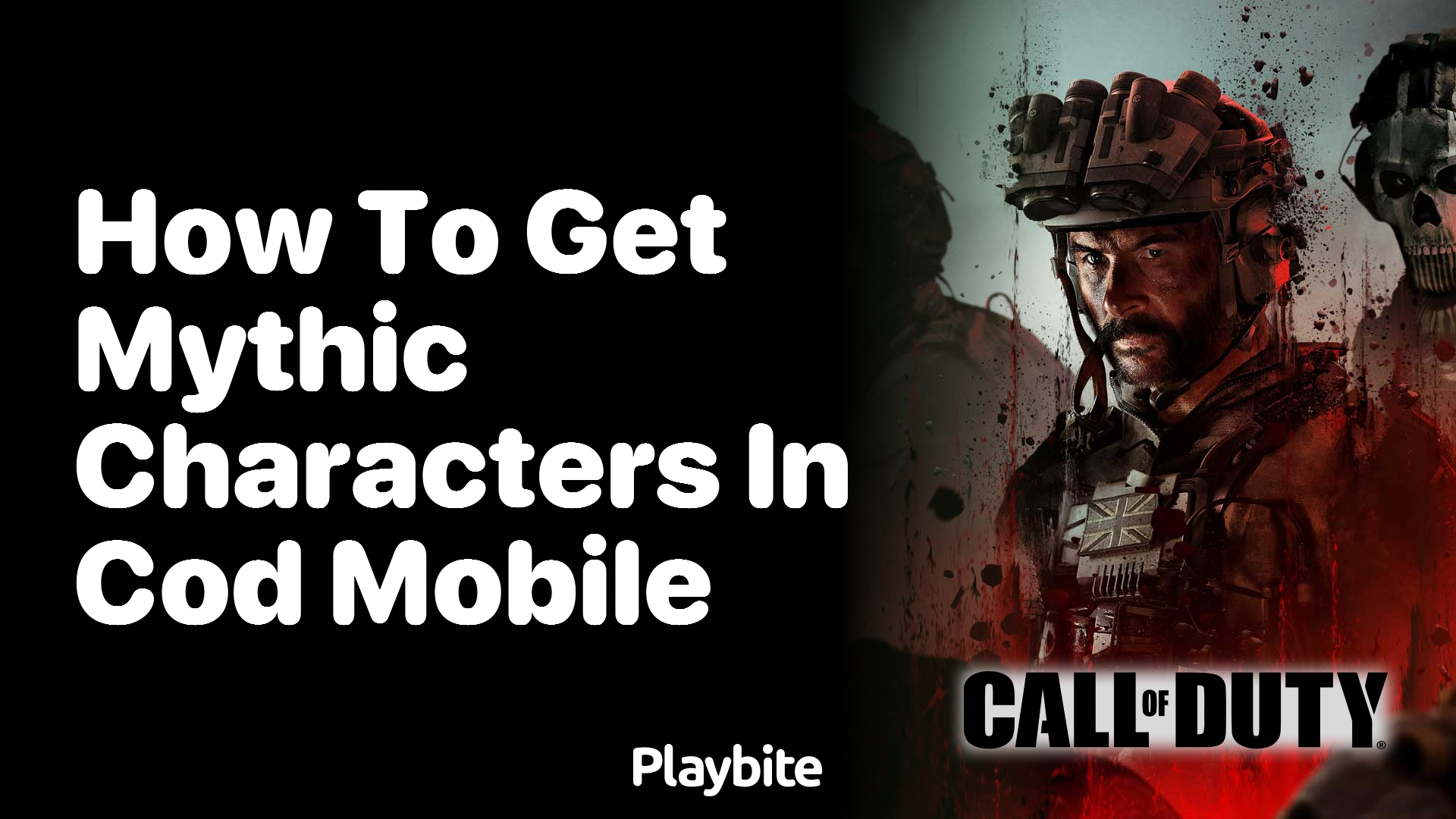 How to Get Mythic Characters in COD Mobile - Playbite