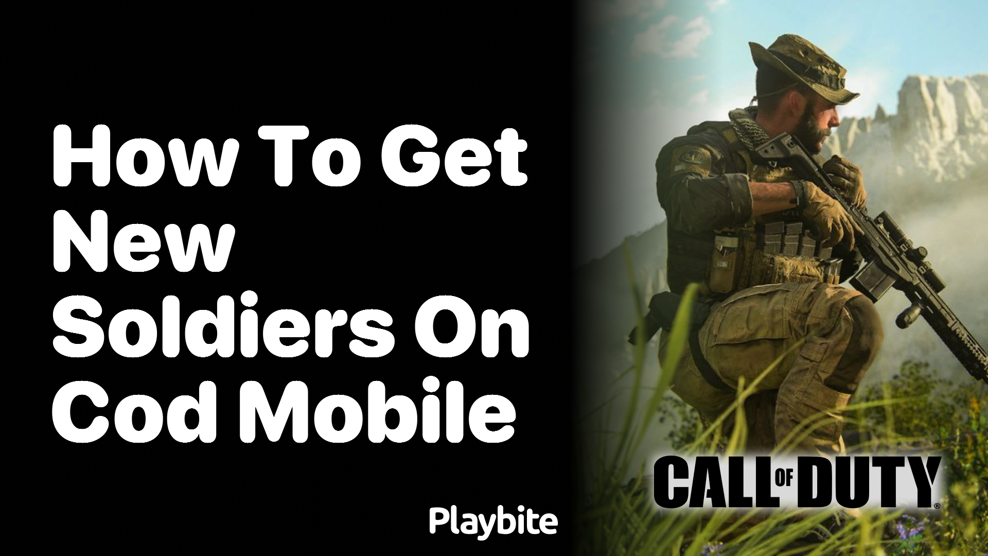 How to Get New Soldiers on COD Mobile - Playbite