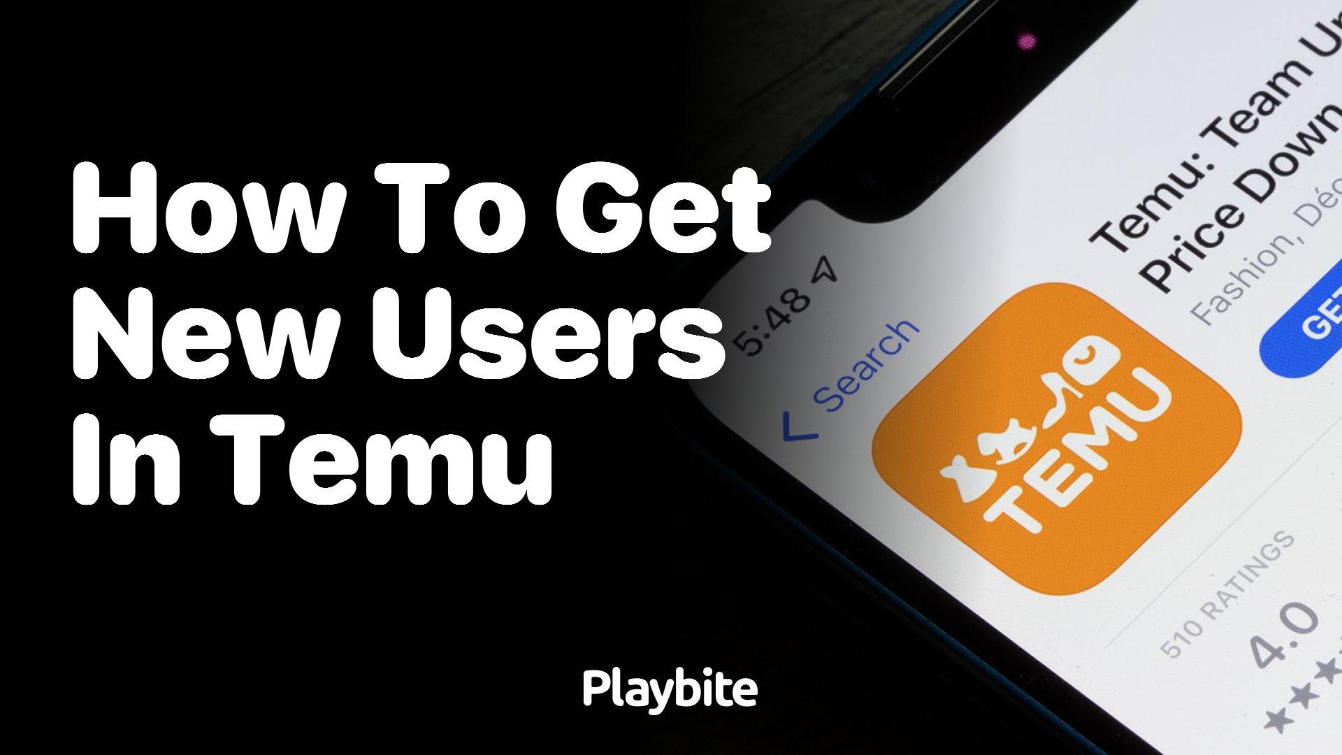 How to Attract New Users in Temu? - Playbite