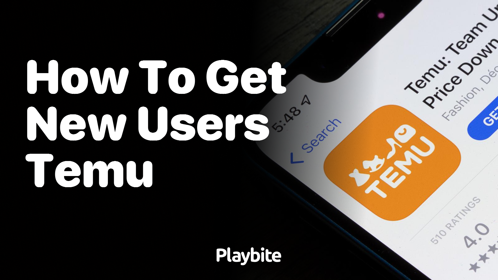 How to Get New Users on Temu - Playbite
