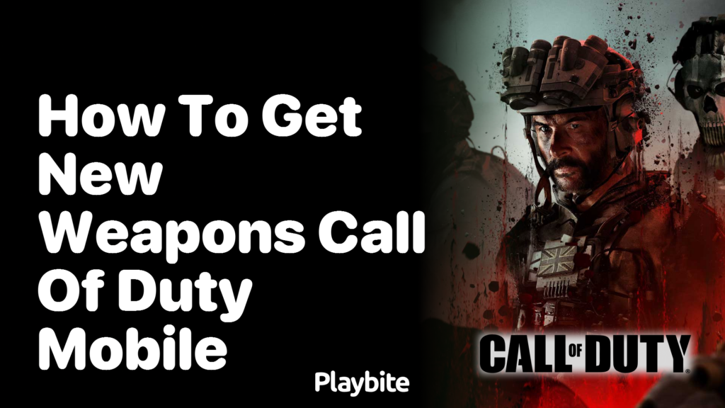 How to Get New Weapons in Call of Duty Mobile - Playbite