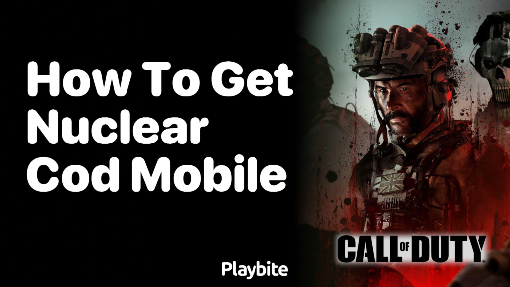 How to Get a Nuke in COD Mobile: Tips & Tricks - Playbite