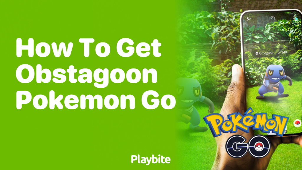 How to Get Obstagoon in Pokemon GO - Playbite