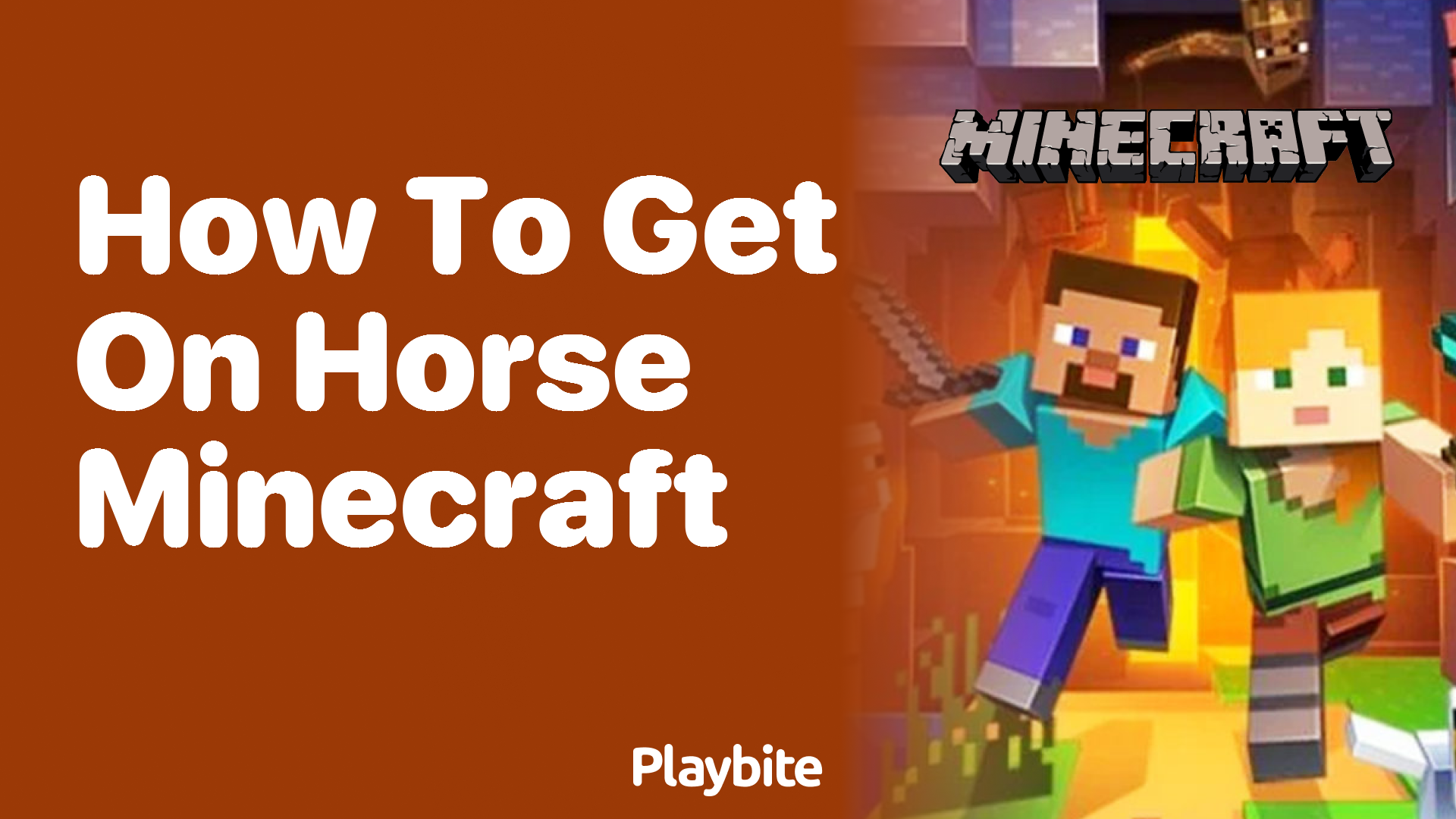 How to Get on a Horse in Minecraft - Playbite
